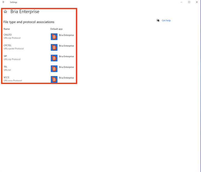 How to make Bria Enterprise the default phone application on Windows ...